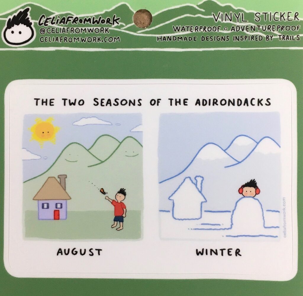 46 High Peaks Sticker Pack | Adirondack Mountain Club