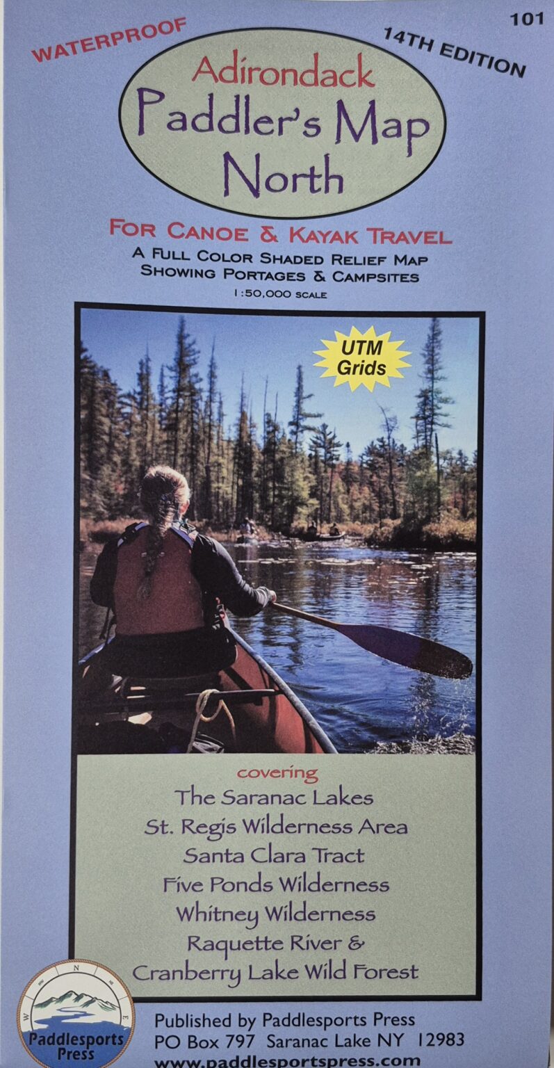 Adirondack Paddler’s Map NORTH | Adirondack Mountain Club